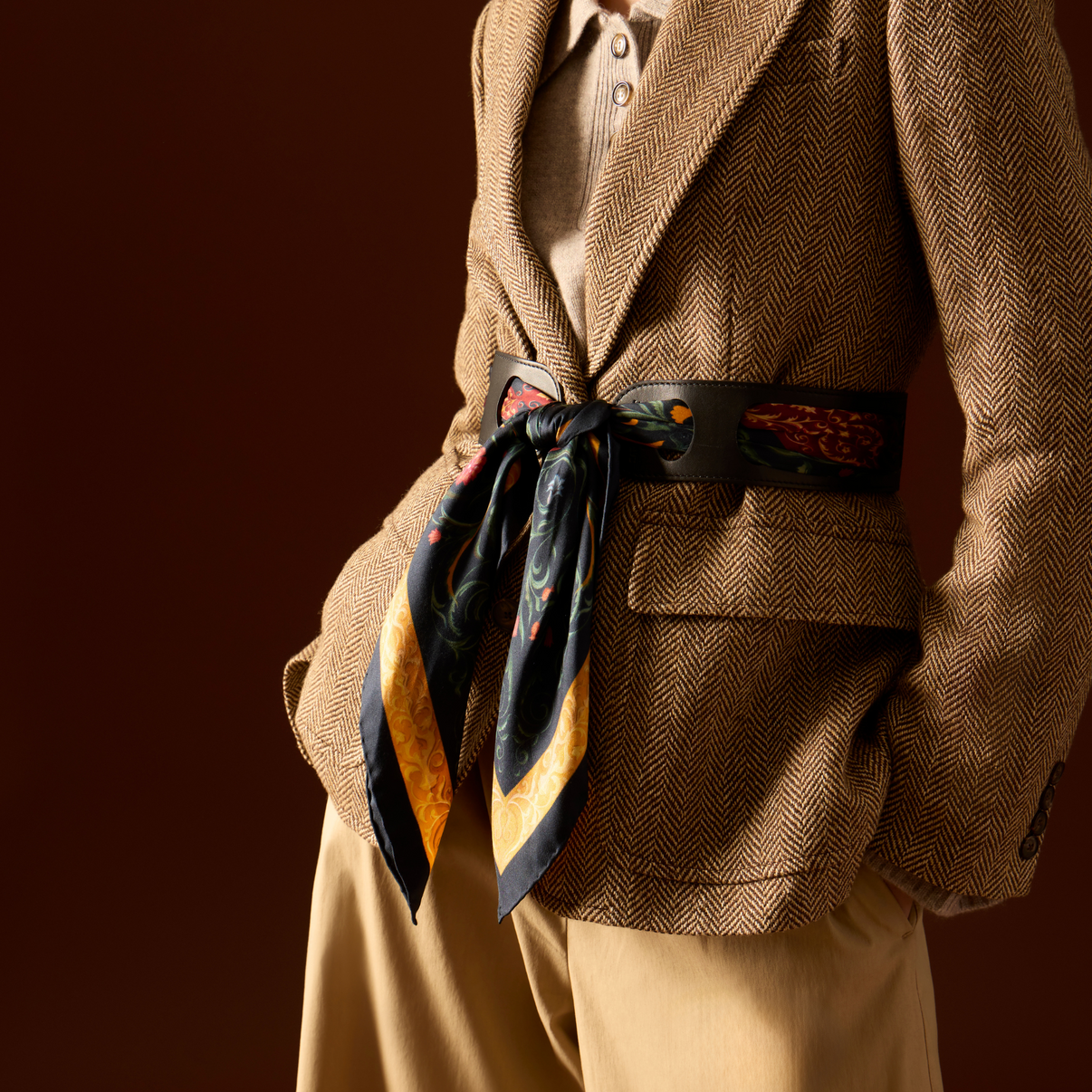 Reversible Scarf Waist Belt – Sarah Flint