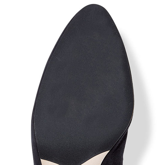 Alexandra 50 | Navy Stretch Suede | Sarah Flint