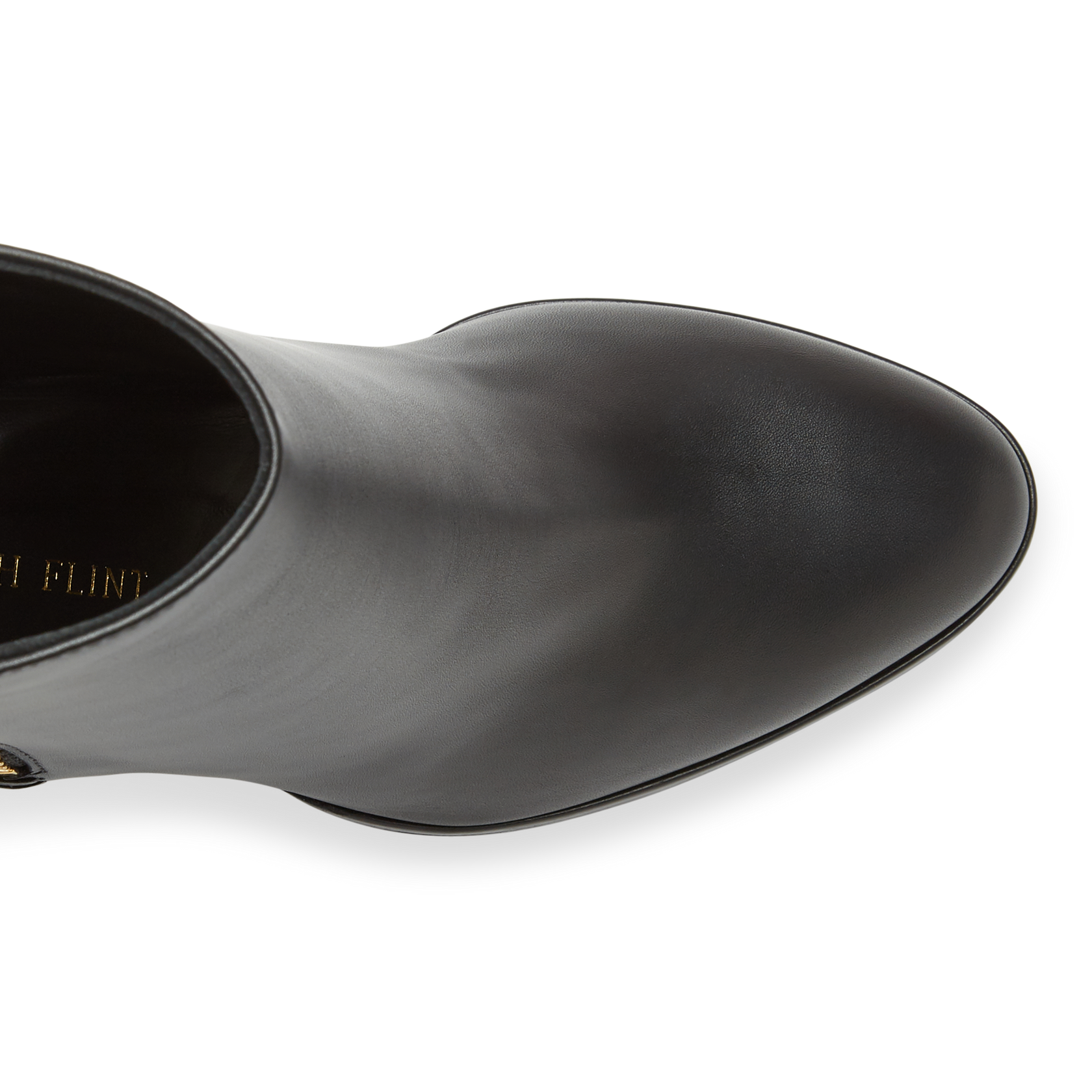 Perfect Zip Bootie 70 | Black Calf | Sarah Flint